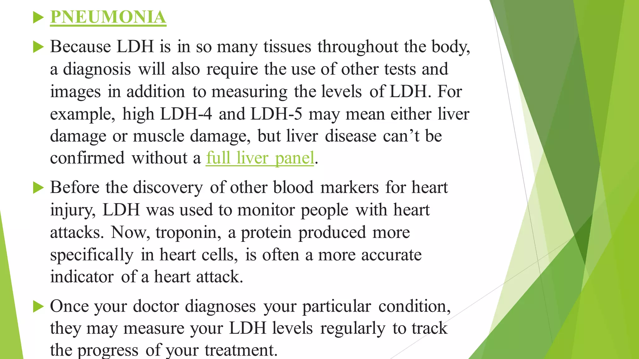 LDH Blood Test | PDF