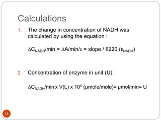 Lactate dehydrogenase assays | PPTX