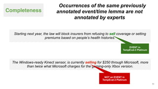 LDK2019: Validation methodology for expert-annotated datasets: Events ...