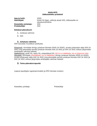 Üldkoosoleku protokolli näidis.doc