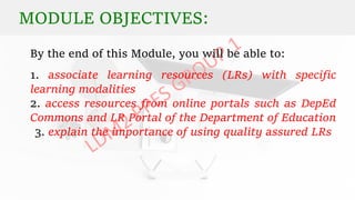 Learning Delivery Modalities Course 2 | PPT
