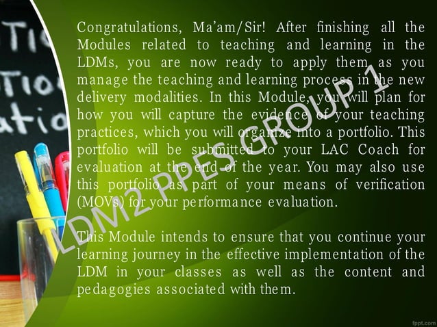 Learning Delivery Modalities Course 2: | PPT