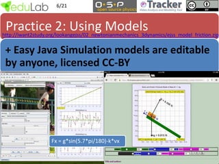 becoming scientists through video analysis :Tracker & K12 science framework | PPT
