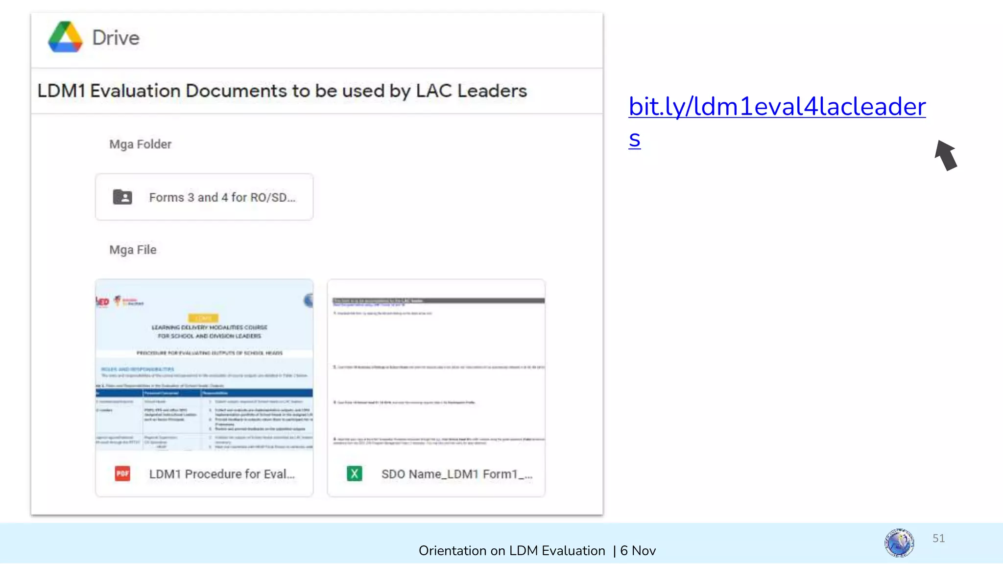 LDM Evaluation Orientation.pptx