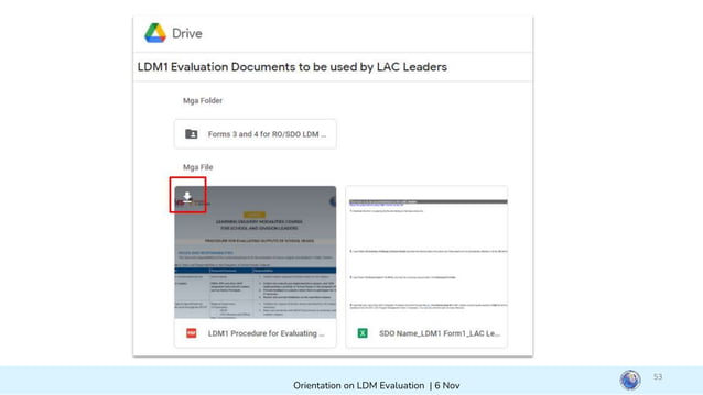 LDM Evaluation Orientation.pptx