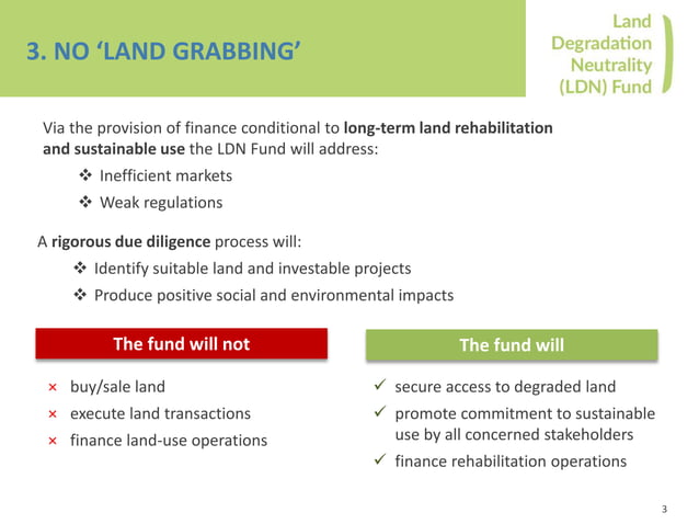Land Degradation Neutrality (LDN) Fund – UNCCD Global Mechanism | PPTX | Private Equity ...