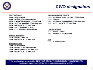 Ldo and cwo recruit your relief brief (3) | PDF