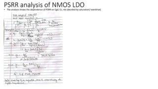 NMOS LDO Cc effect on PSRR, poles zeros | PPTX