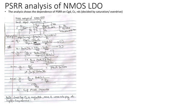 NMOS LDO Cc effect on PSRR, poles zeros | PPT NMOS LDO Cc effect on PSRR, poles zeros | PPT