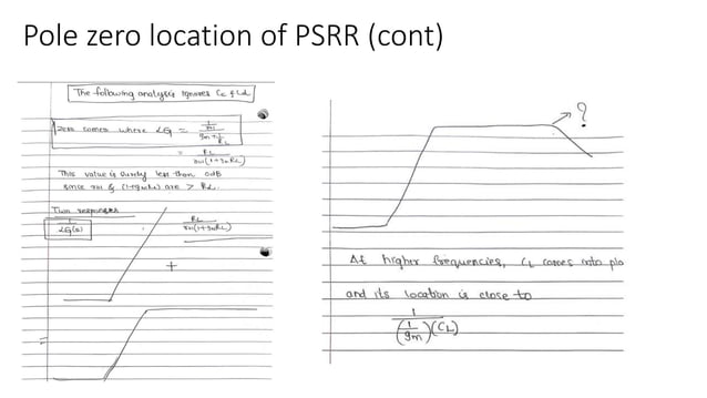 NMOS LDO Cc effect on PSRR, poles zeros | PPTX