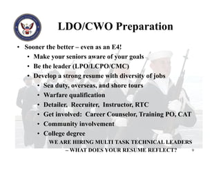 LDO CWO brief PRESENTATION | PDF