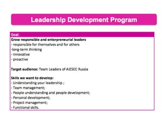 Leadership Development Program | PPT