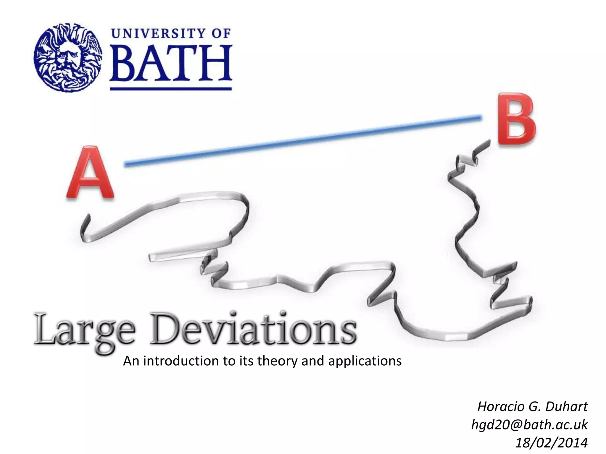 Large Deviations: An Introduction | PPTX | Physics | Science