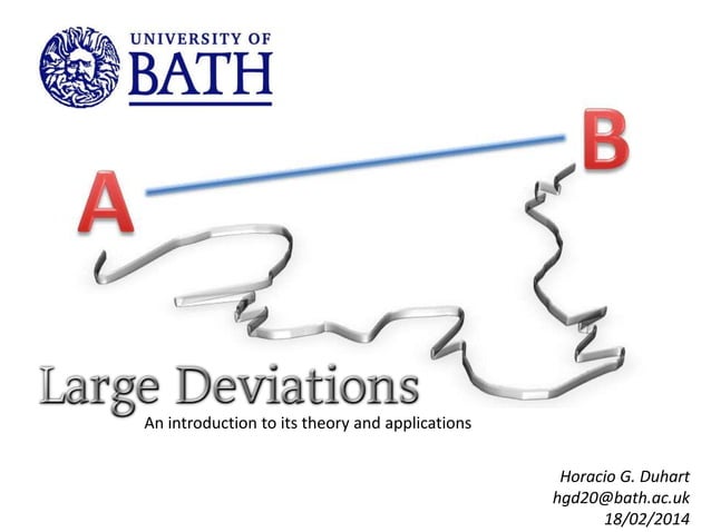 Large Deviations: An Introduction | PPTX | Physics | Science