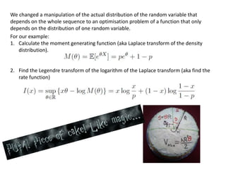 Large Deviations: An Introduction | PPTX | Physics | Science