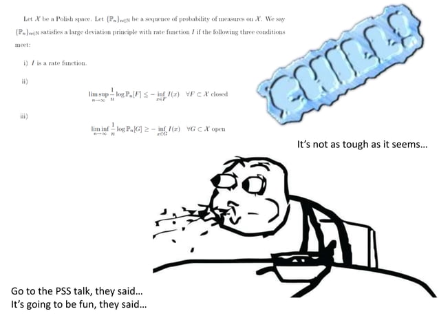 Large Deviations: An Introduction | PPTX | Physics | Science