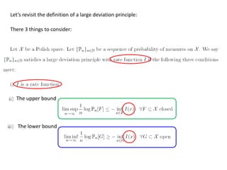 Large Deviations: An Introduction | PPTX | Physics | Science