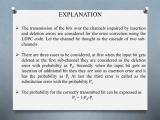 Ldpc based error correction | PPT