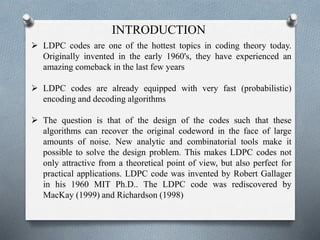 Ldpc based error correction | PPT