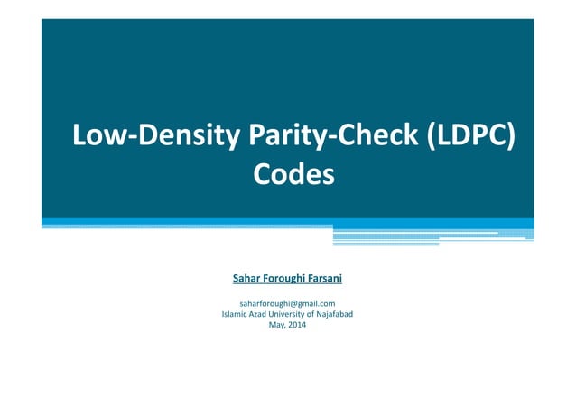 LDPC Codes | PDF | Programming Languages | Computing