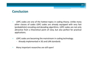 LDPC Codes | PDF
