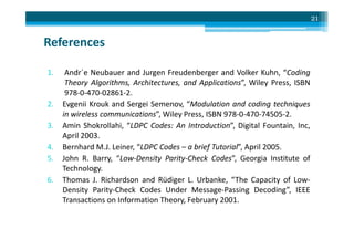 LDPC Codes | PDF | Programming Languages | Computing
