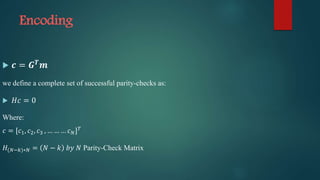 LDPC Encoding | PPTX