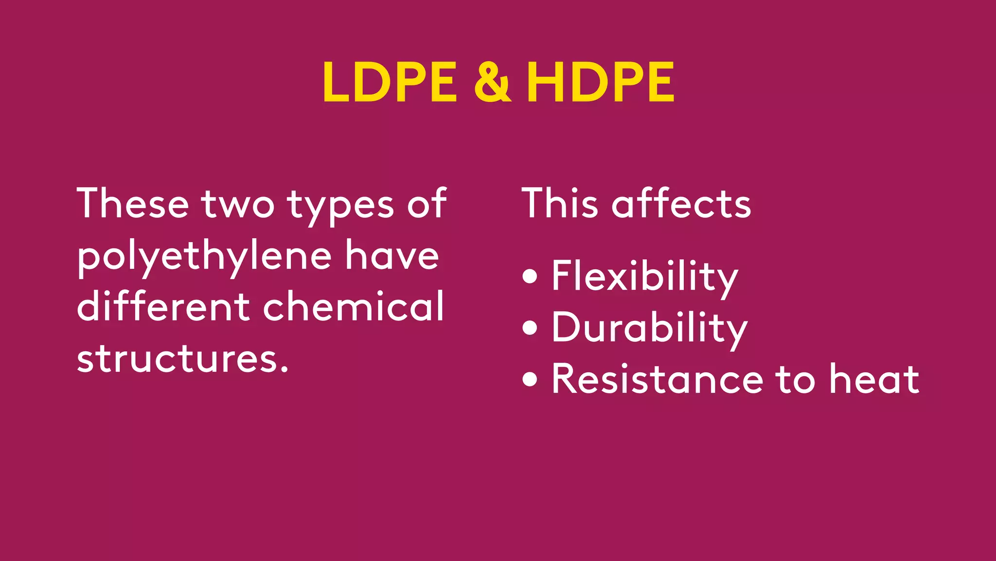 LDPE vs HDPE: How to choose the right thermoplastic for your component | PDF