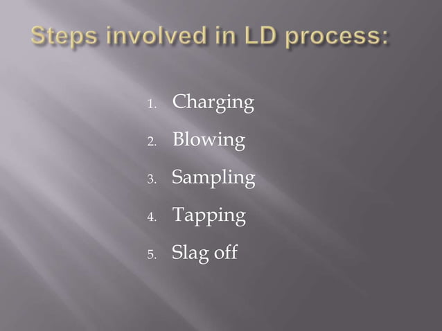 LD process | PPTX | Chemistry | Science