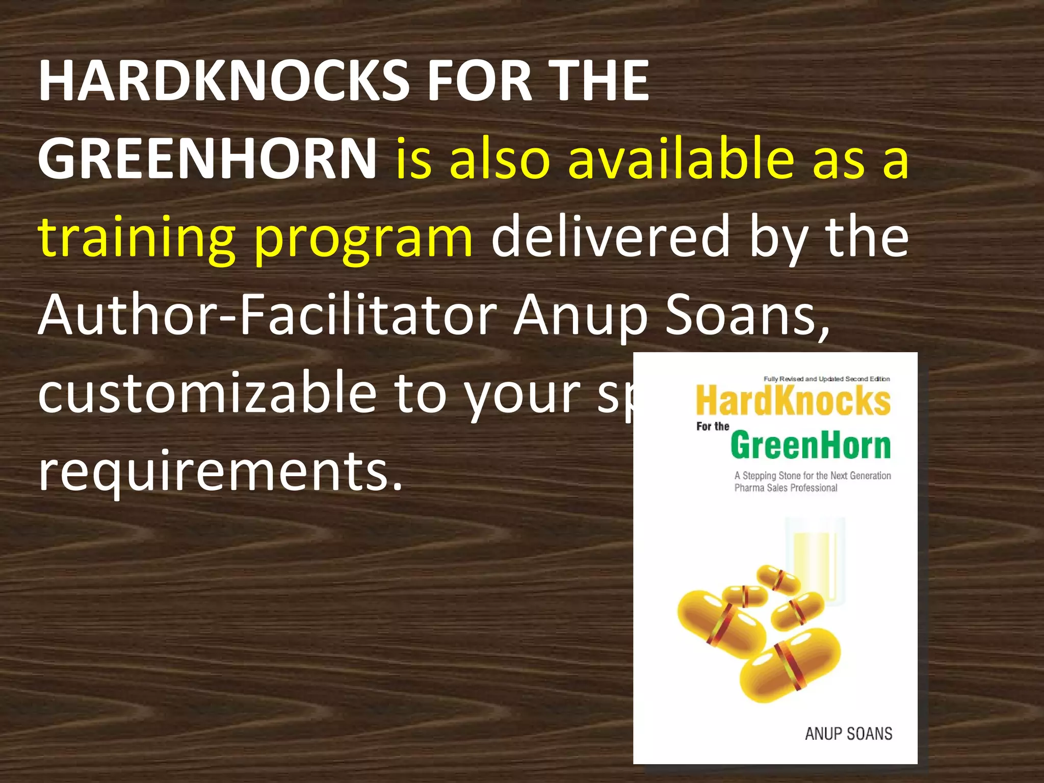 Training Program for Medical Representatives by Anup Soans | PPS