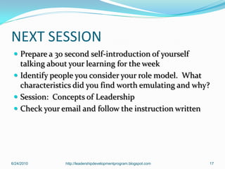 LDP Session1: Introduction | PDF | Business | Business and Finance