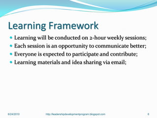 LDP Session1: Introduction | PPT