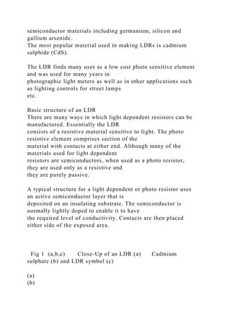 LDR-experimentation.pdfpg. 1 COVENTRY UNIVERSITY .docx