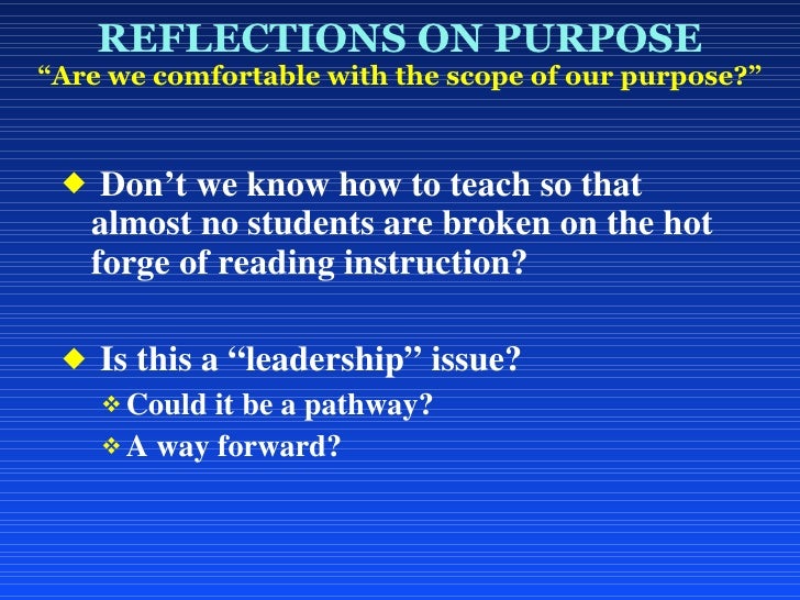 The Way Forward: Reflections on Purpose and Pathways for LD Schools