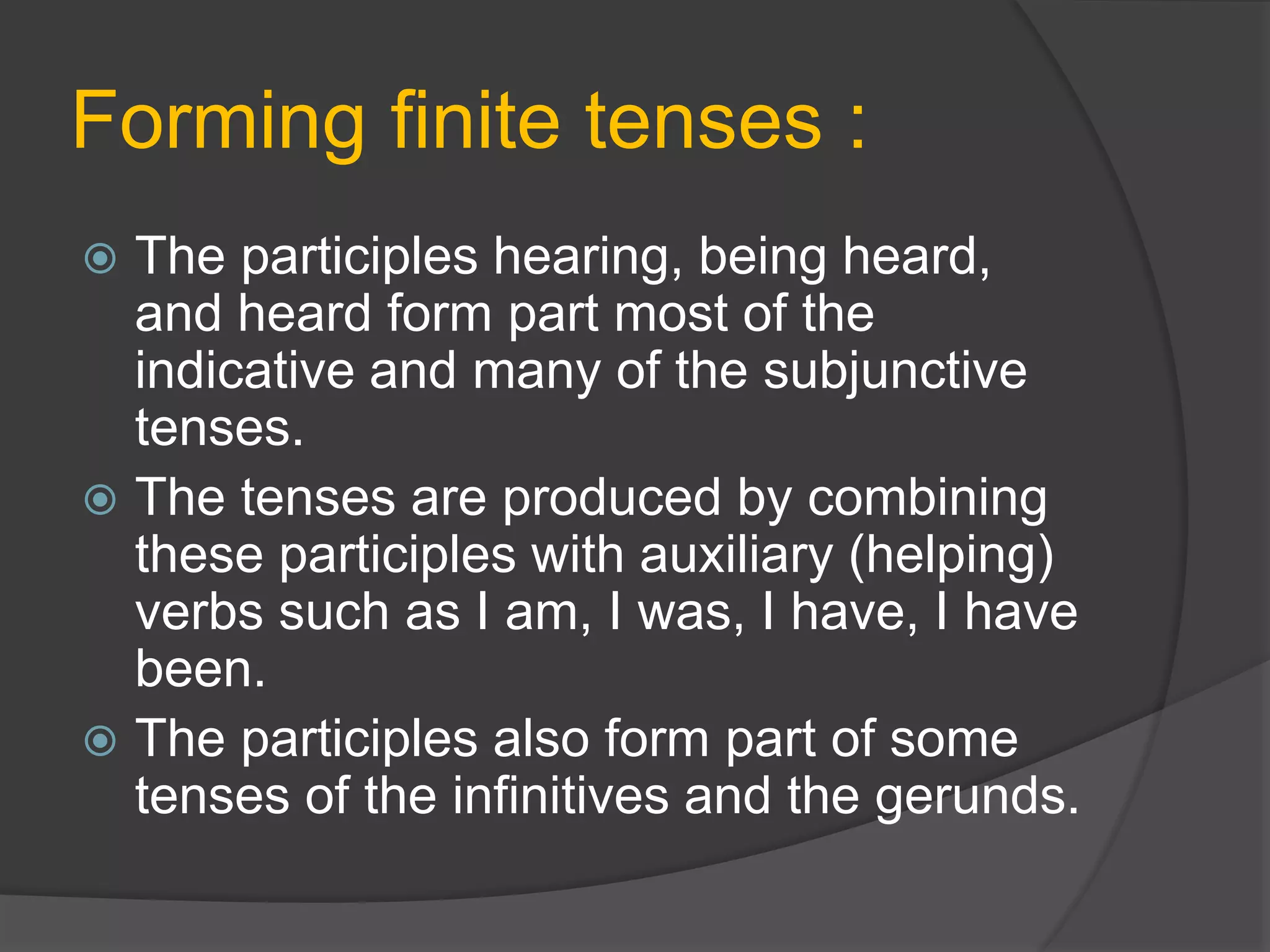 Lds non-finite verbs | PPTX