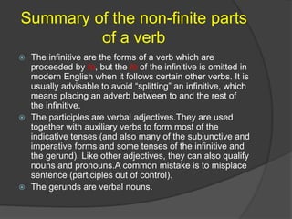 Lds non-finite verbs | PPT