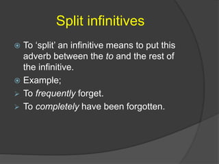 Lds non-finite verbs | PPT