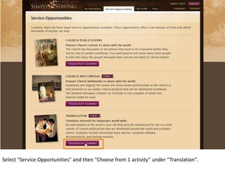 LDS Community Translation Training | PPTX