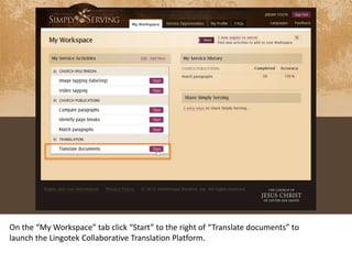 LDS Community Translation Training | PPTX