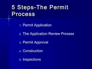 Land Development Services: Permit Overview | PPT