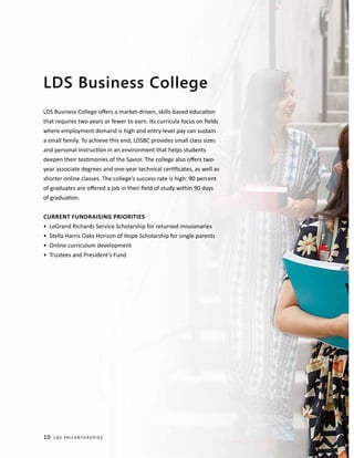 LDS Philanthropies Priorities | PDF