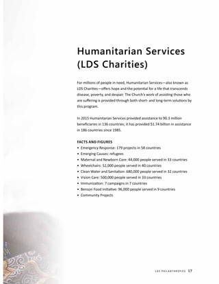 LDS Philanthropies Priorities | PDF