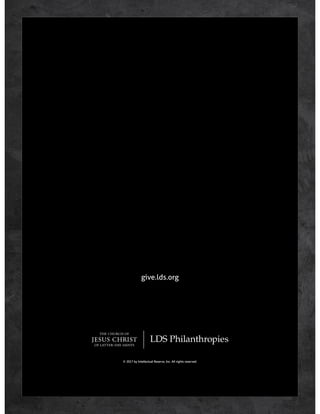LDS Philanthropies Priorities | PDF