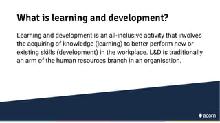 Learning & Development: Strategies Guide | PDF
