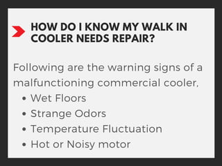 What Is A Commercial Walk-In Cooler | PDF