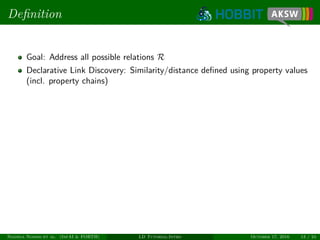 Link Discovery Tutorial Introduction | PPT