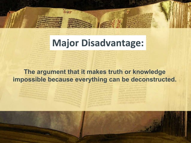 DeconstructionTheory.pptx | Books and Literature