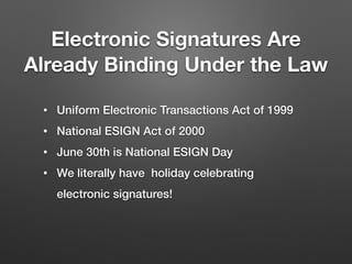 DocuSign Presentation | PDF | Elections | Politics