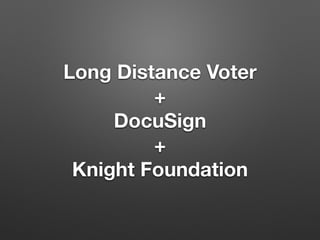 DocuSign Presentation | PDF | Elections | Politics