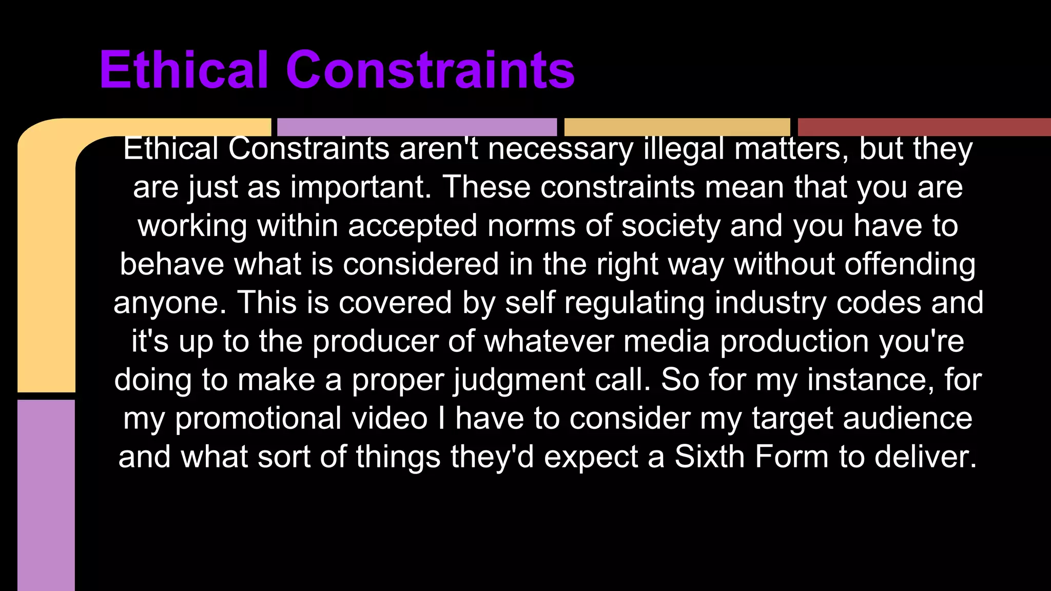 Ethical Constraints | PPTX